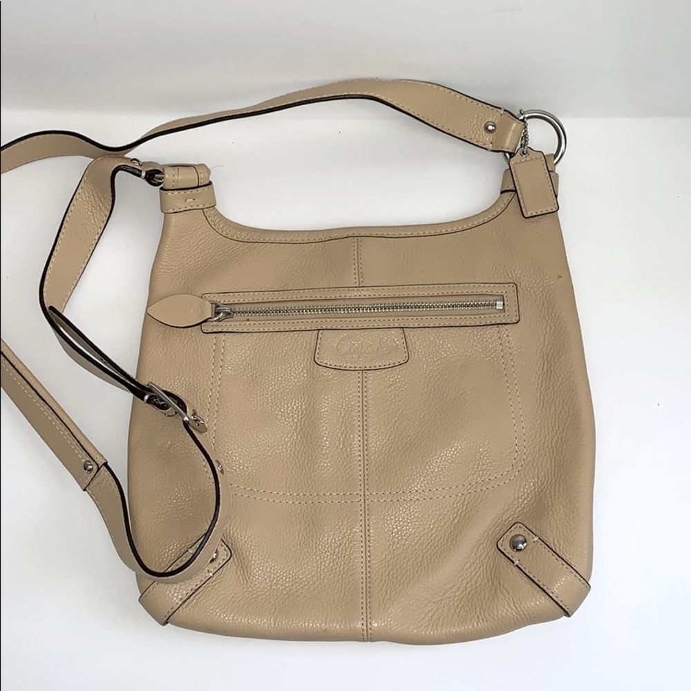 Coach Cream Colored Crossbody Bag - Gem